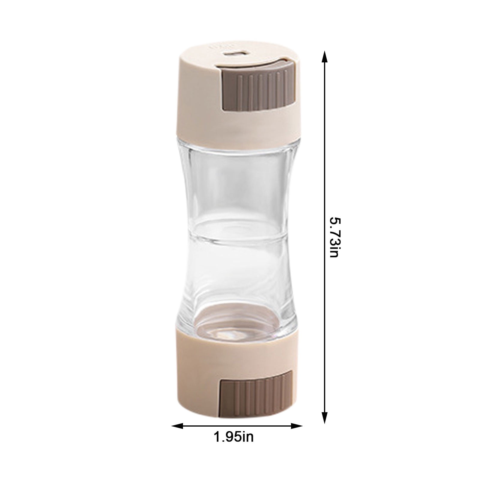 XYAIYT Double Layer Seasoning Control Shaker with Two Compartments for ...