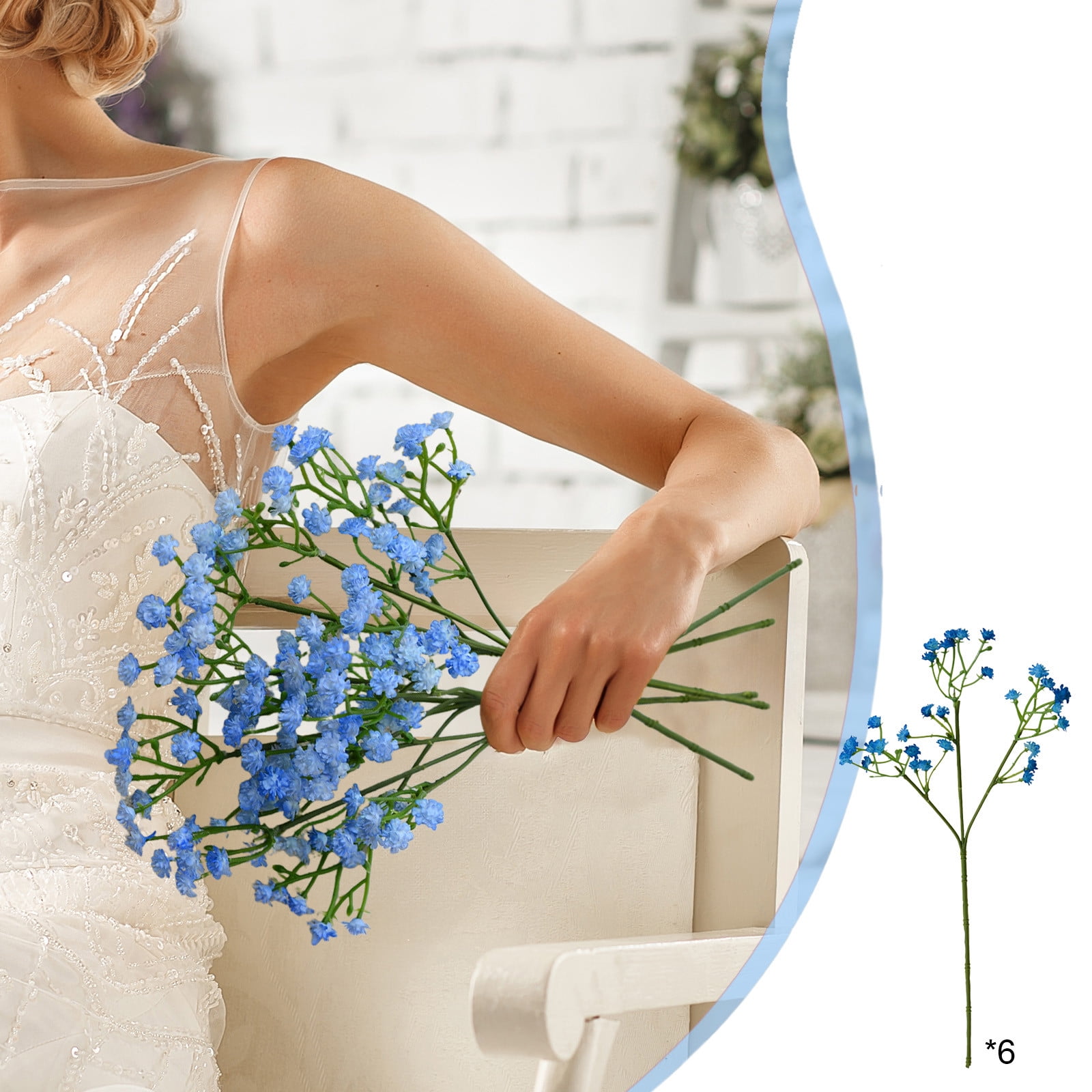 XYAIYT Fake Flowers Artificial Flowers Silk Floral Arrangement for Wedding Home Decoration ...