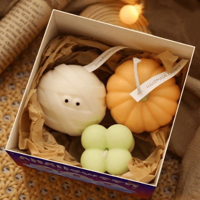 XYAIYT Halloween Candle Gift Box Set Holiday Decoration Highend Candles ...