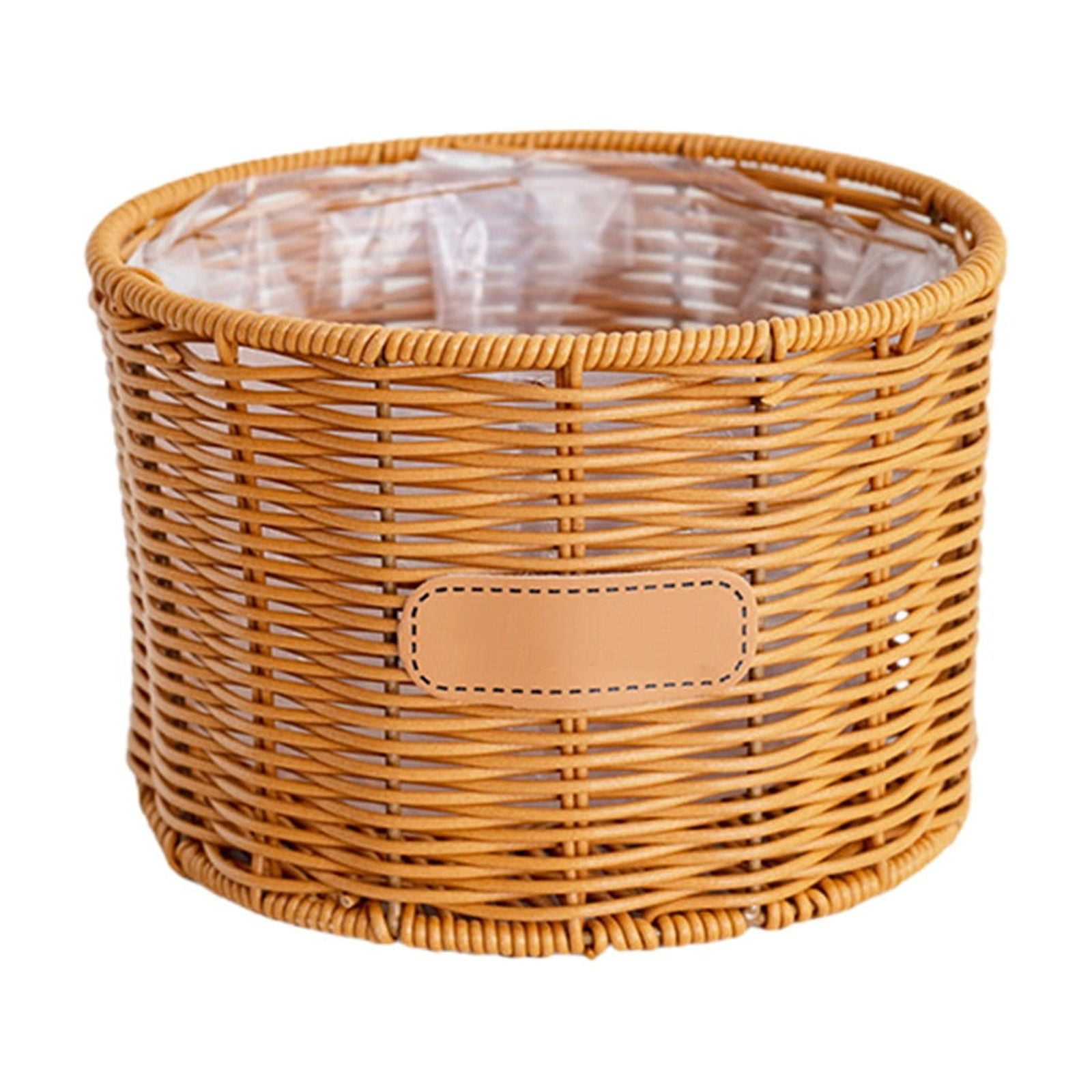 XYAIYT Imitation Rattan Oval Flower Basket with Handles Long Lasting ...