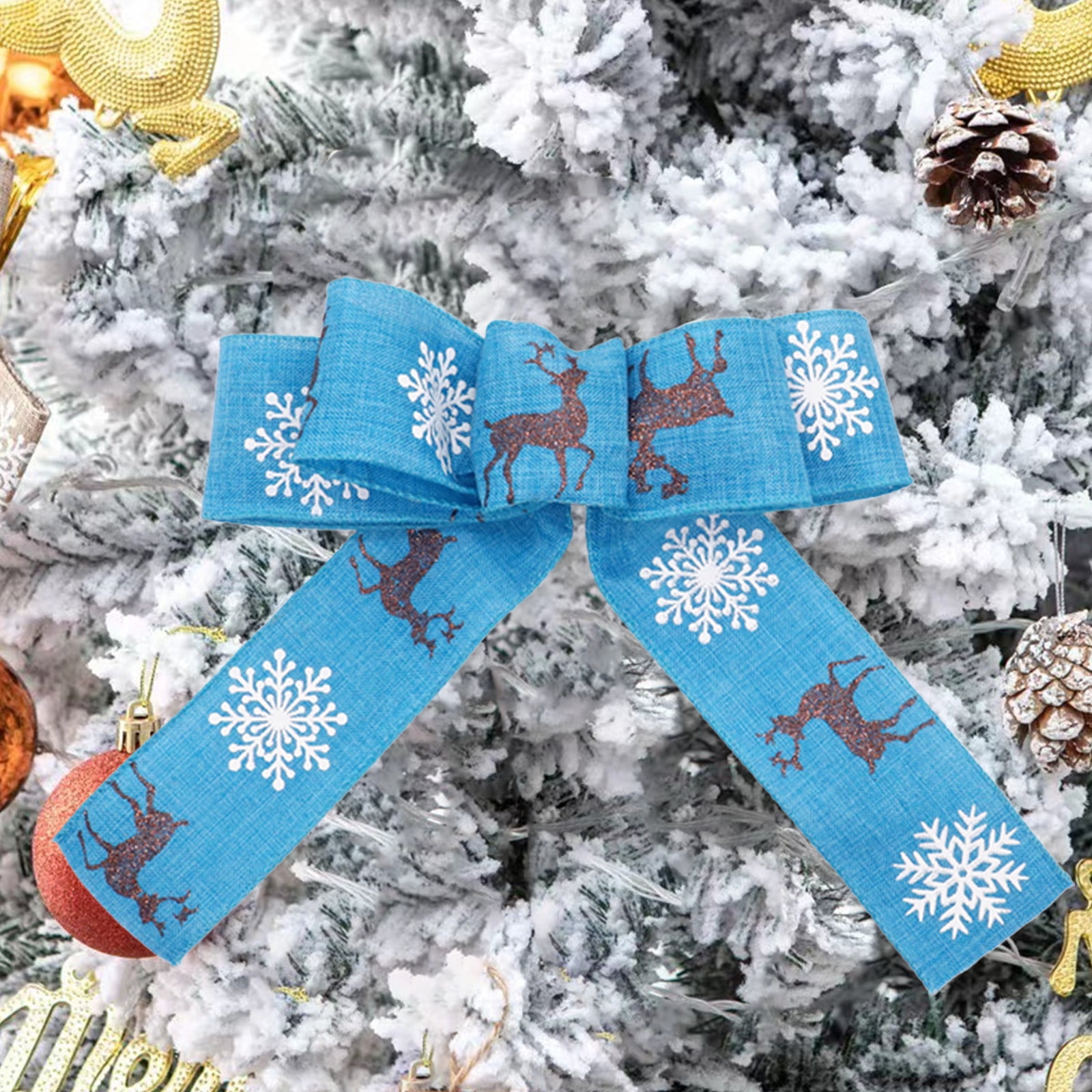 XYAIYT Large Velvet Christmas Bow for Christmas Tree Wreath Christmas Decorations Ornaments with ...