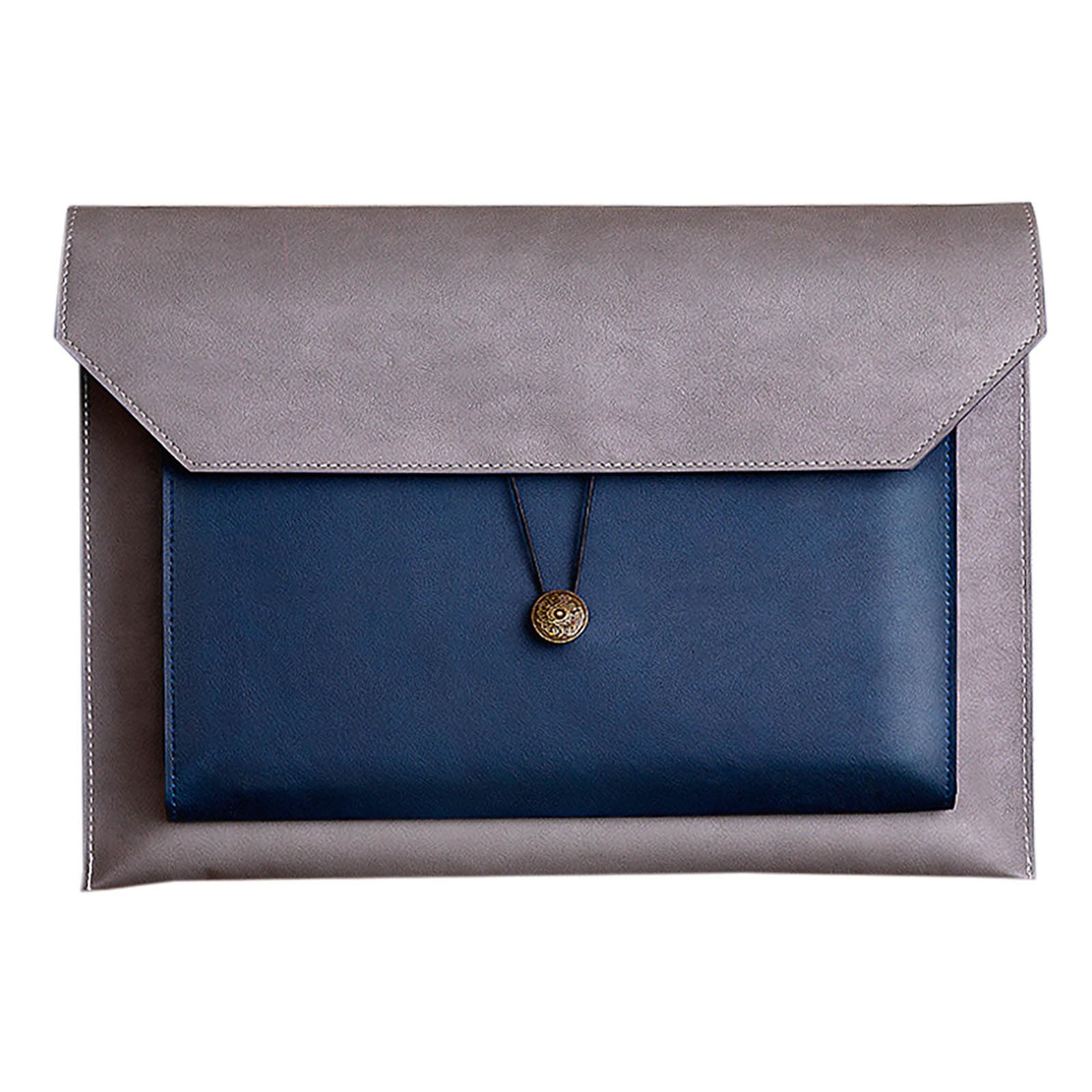 XYAIYT Long Lasting Leather File Folder A4 Size Document Bag with ...