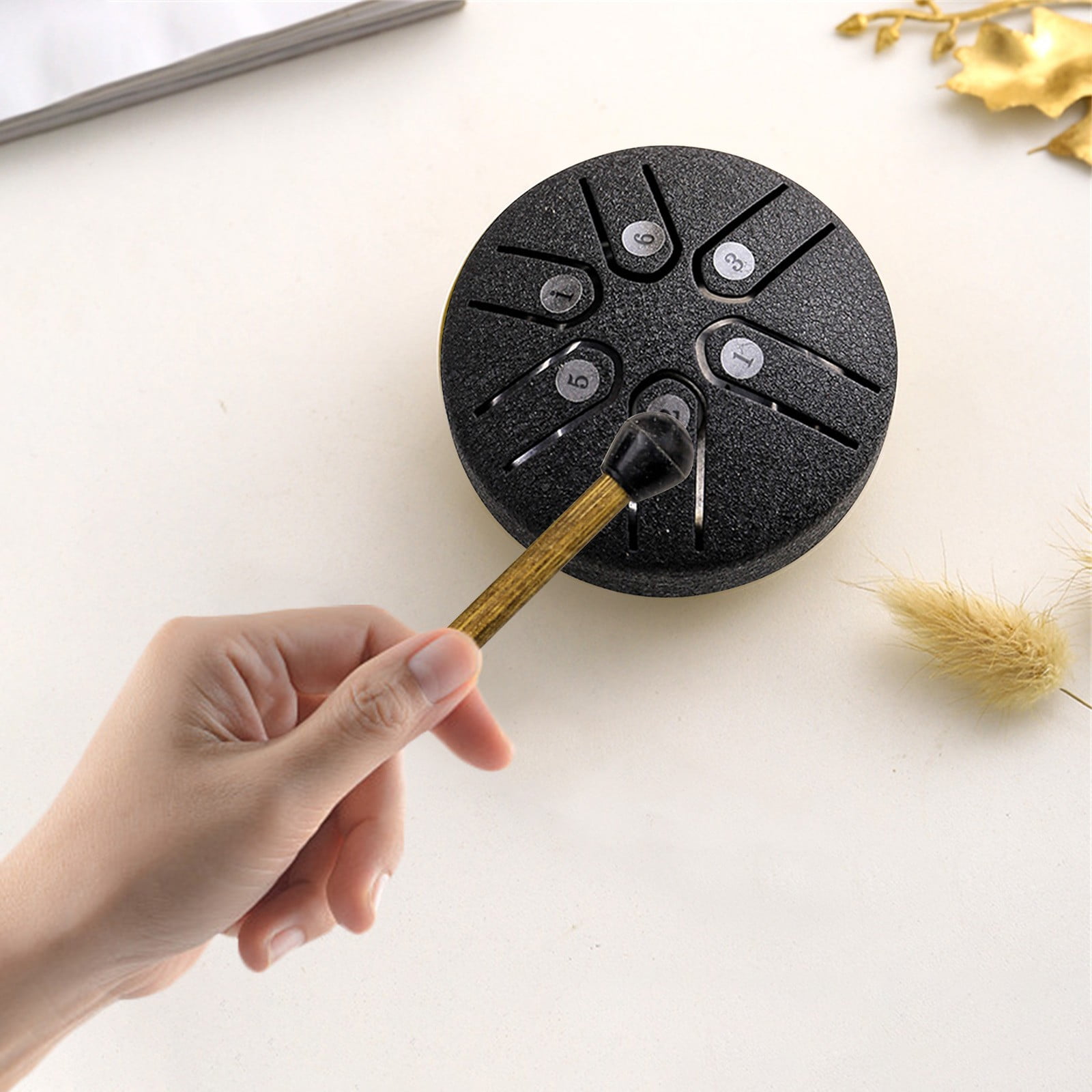 XYAIYT Mini Drum Steel Tongue Musical Instrument Healing Sound Stress ...
