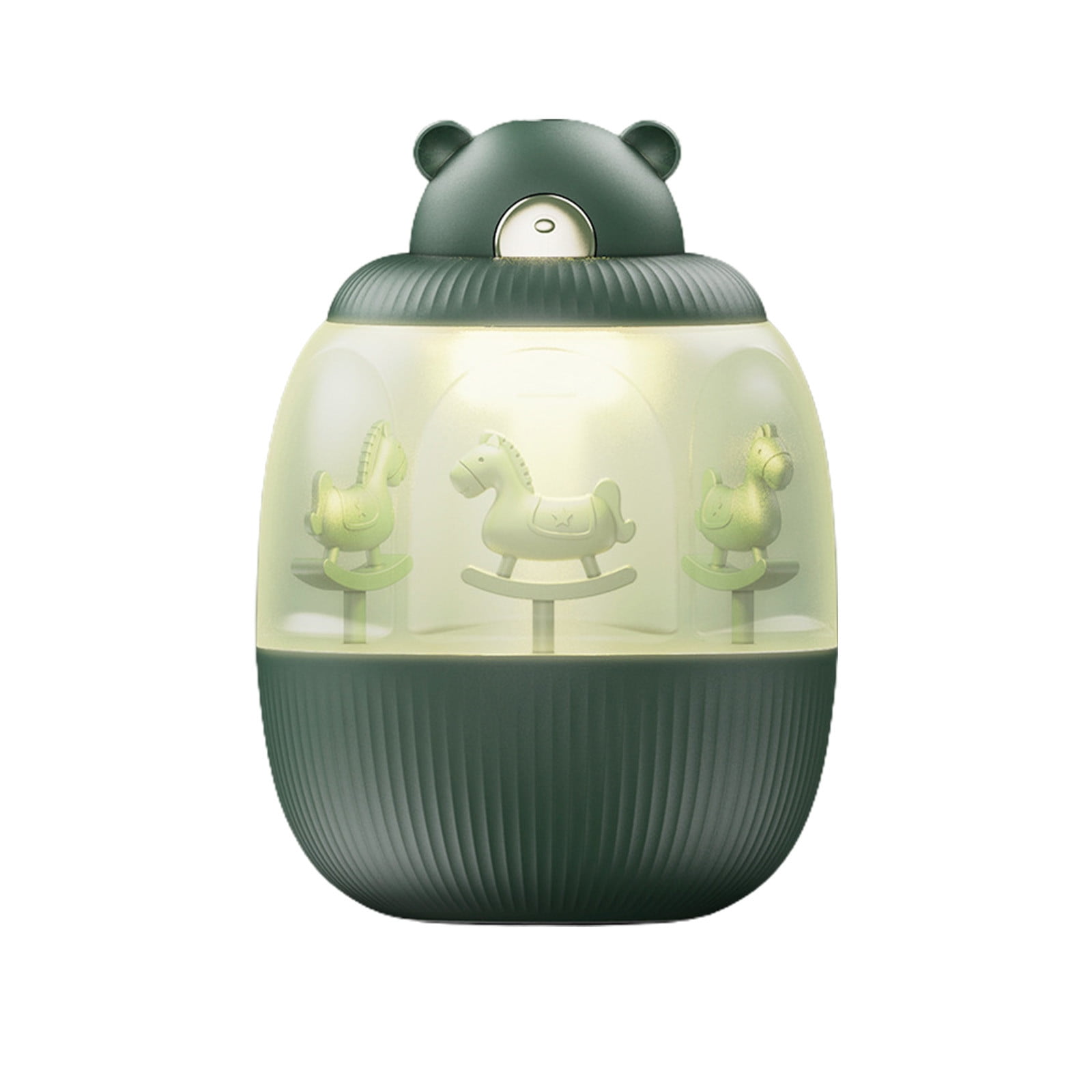 XYAIYT Mini Humidifiers Cute Mist Humidifier with Light and Carousel ...