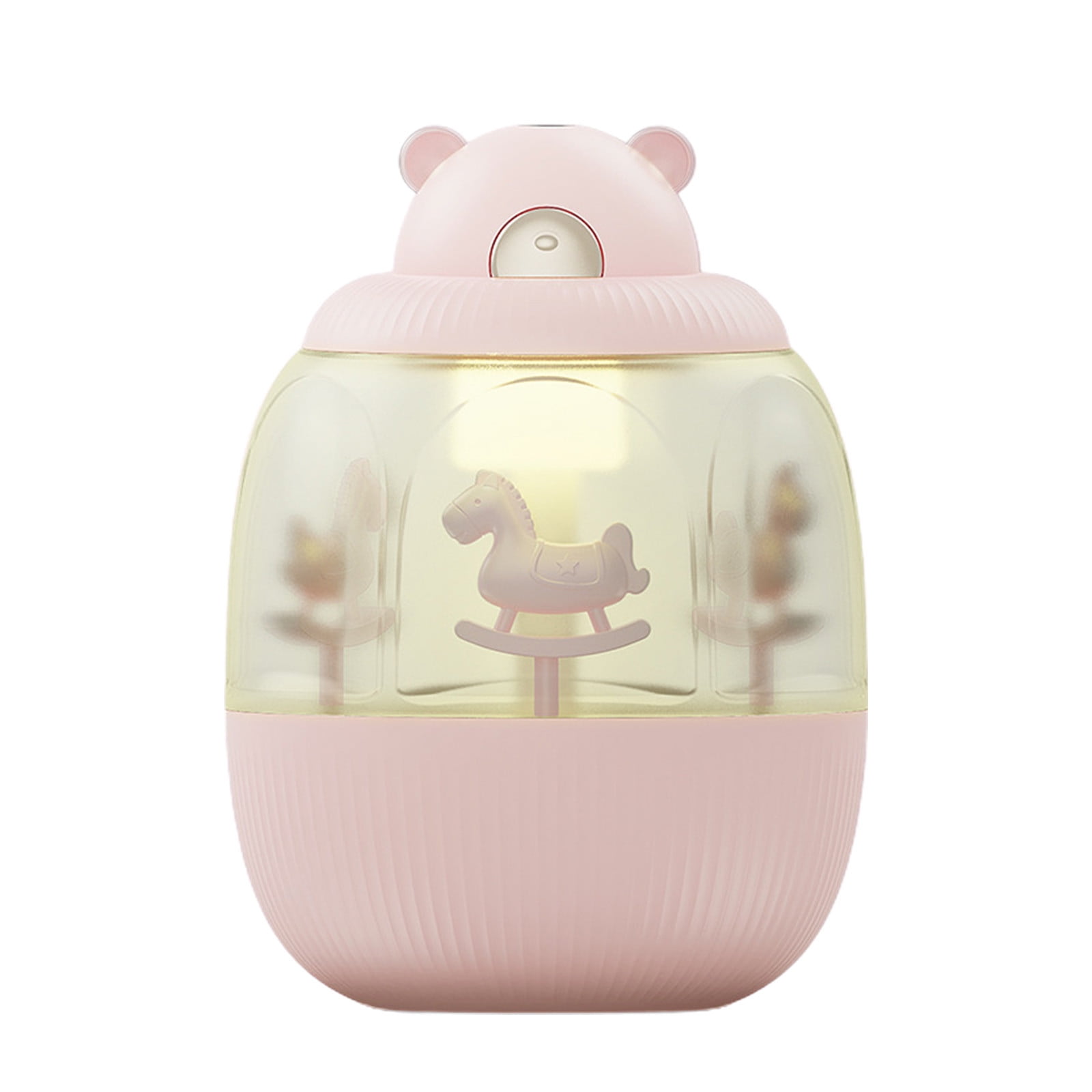 XYAIYT Mini Humidifiers Cute Mist Humidifier with Light and Carousel ...