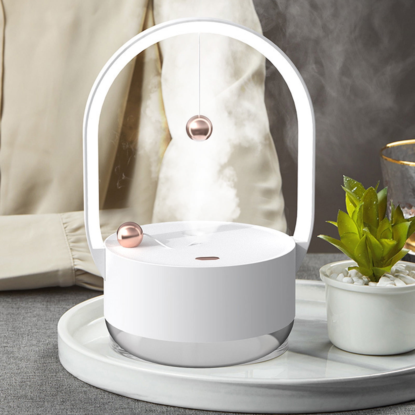 XYAIYT Portable Humidifier with Magnetic Suction Night Lamp,350ML Water ...