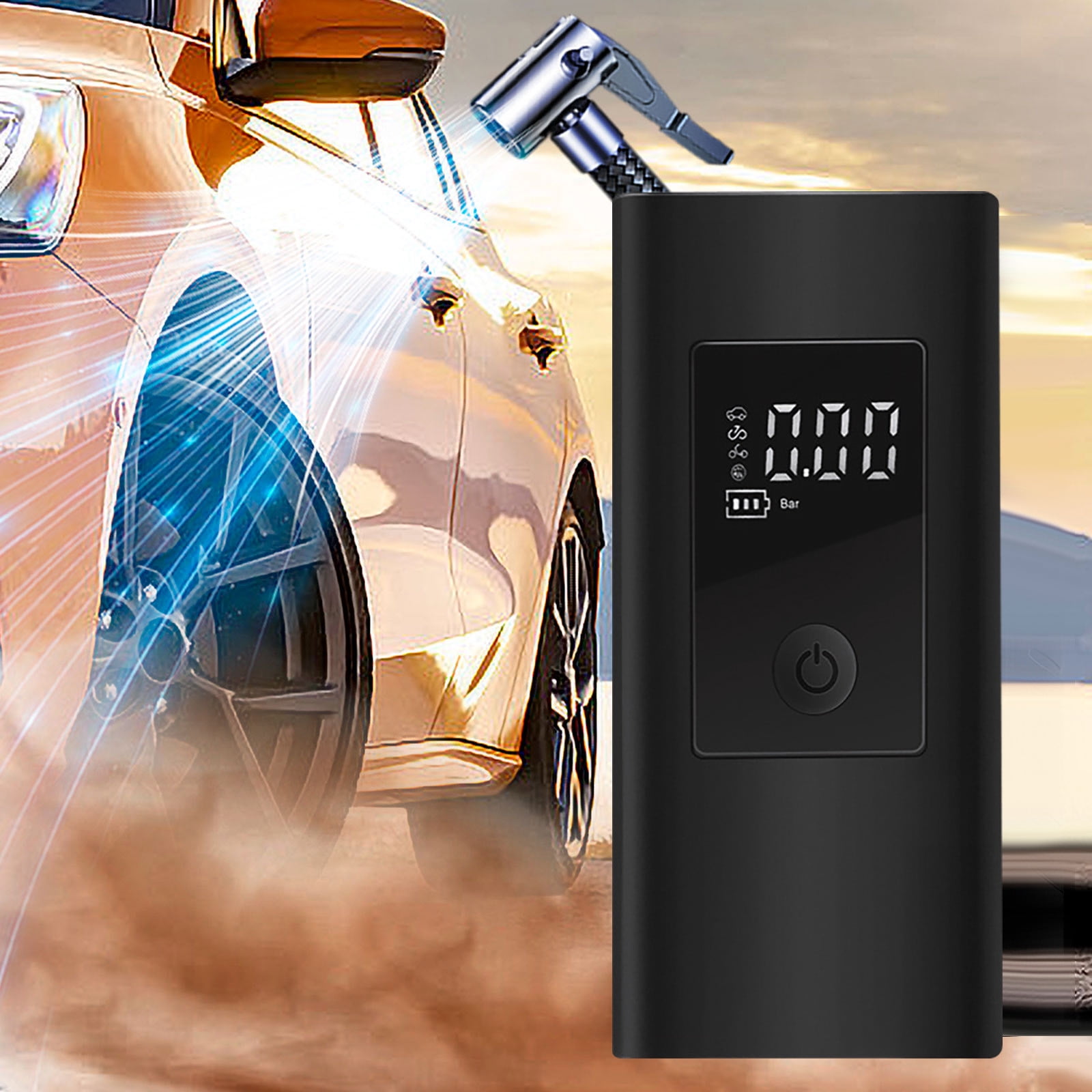 XYAIYT Portable Tire Inflator Pump with Built In Power Bank 20000mAh ...