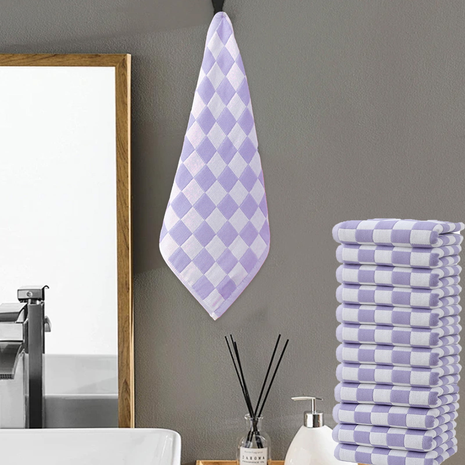 XYAIYT Premium Cotton Gauze Squares Towel Set Soft and Multipurpose ...