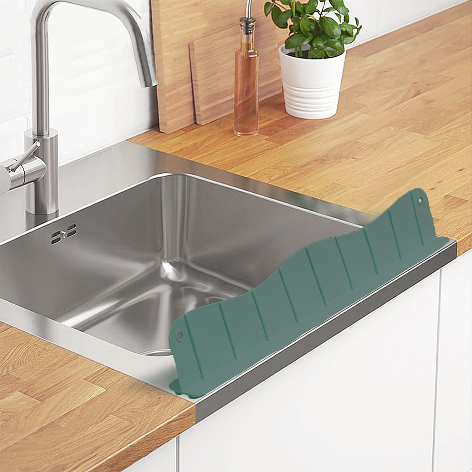 XYAIYT Premium Reusable Sink Splash Guard with Suction Cups & Easy ...