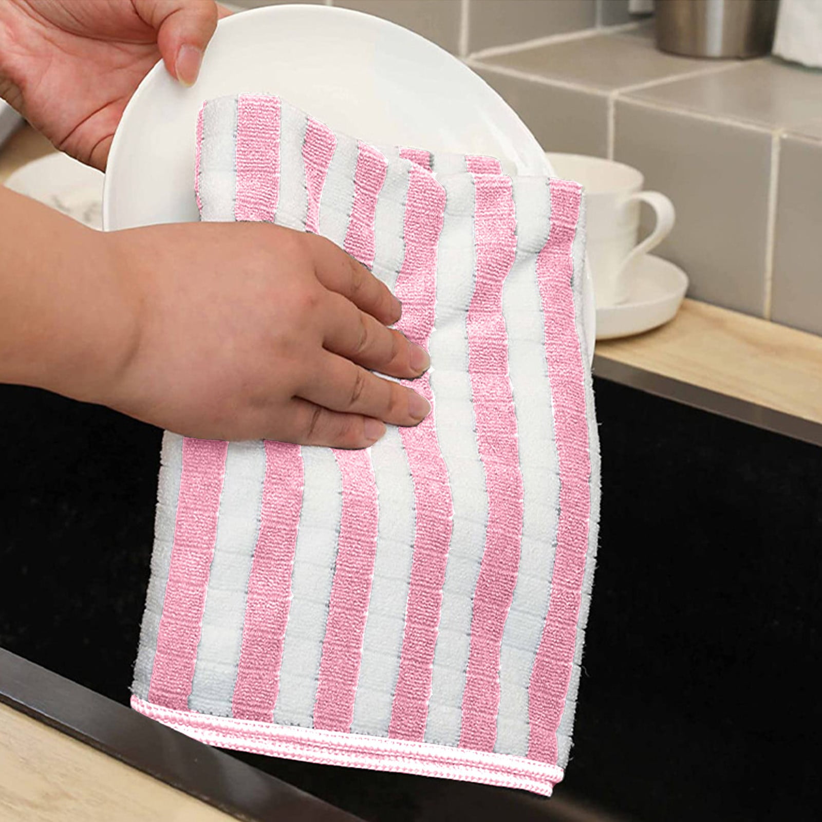 XYAIYT Premium Striped Absorbent with Wrapped Hem for Efficient ...