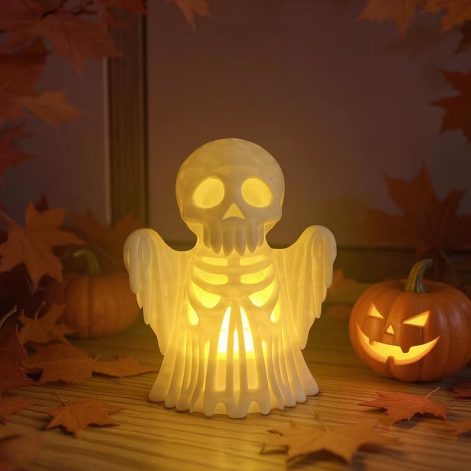 XYAIYT Printed Ghost Lantern Halloween Decorations Outdoor Indoor ...