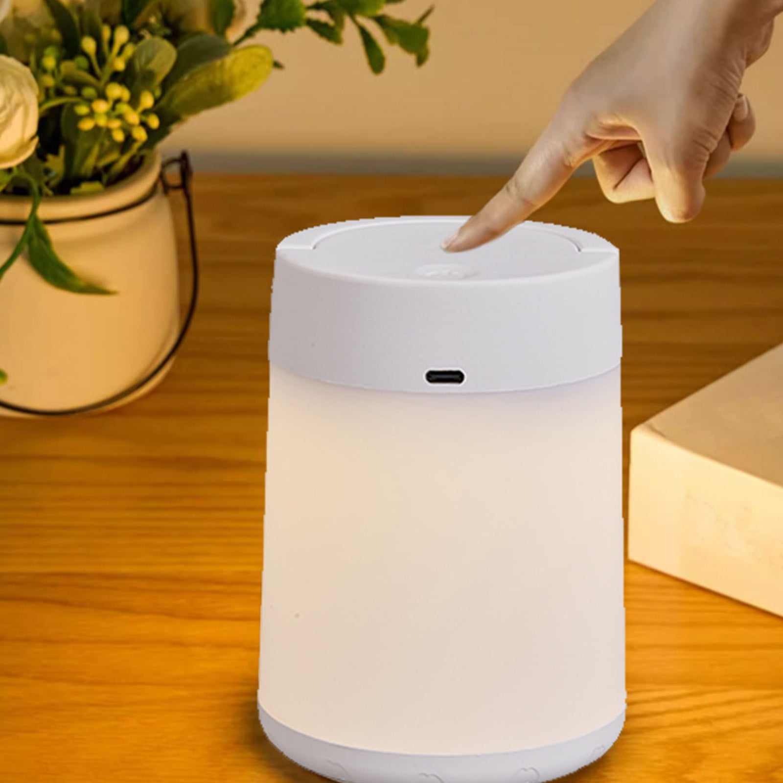 XYAIYT Smart Sensor Bedside Lamp with Stepless Dimming and Three Color ...