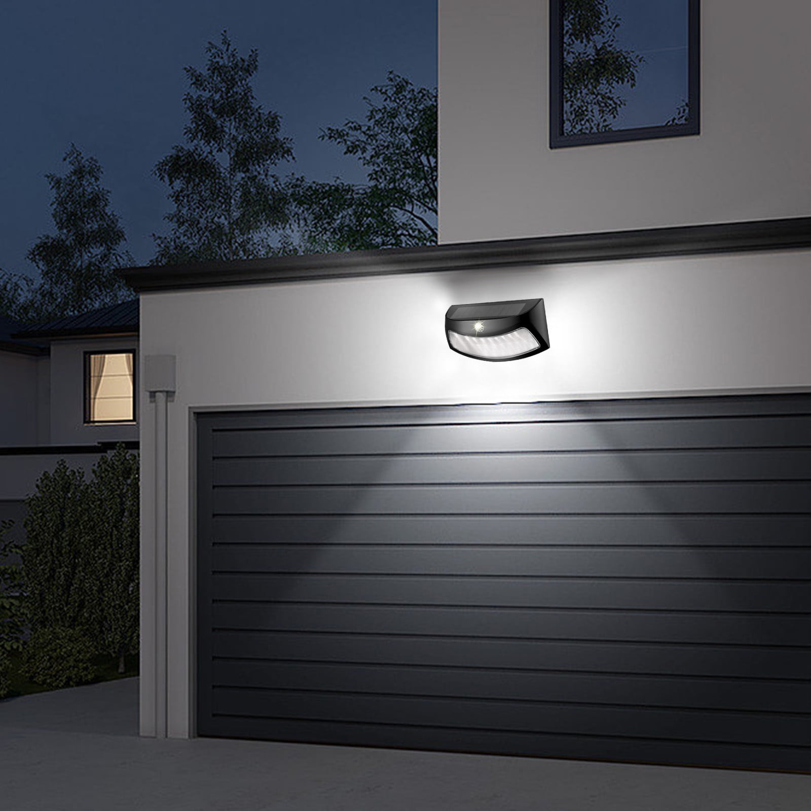 XYAIYT Solar Outdoor Wall Security Light Easy Install Wireless for Yard ...