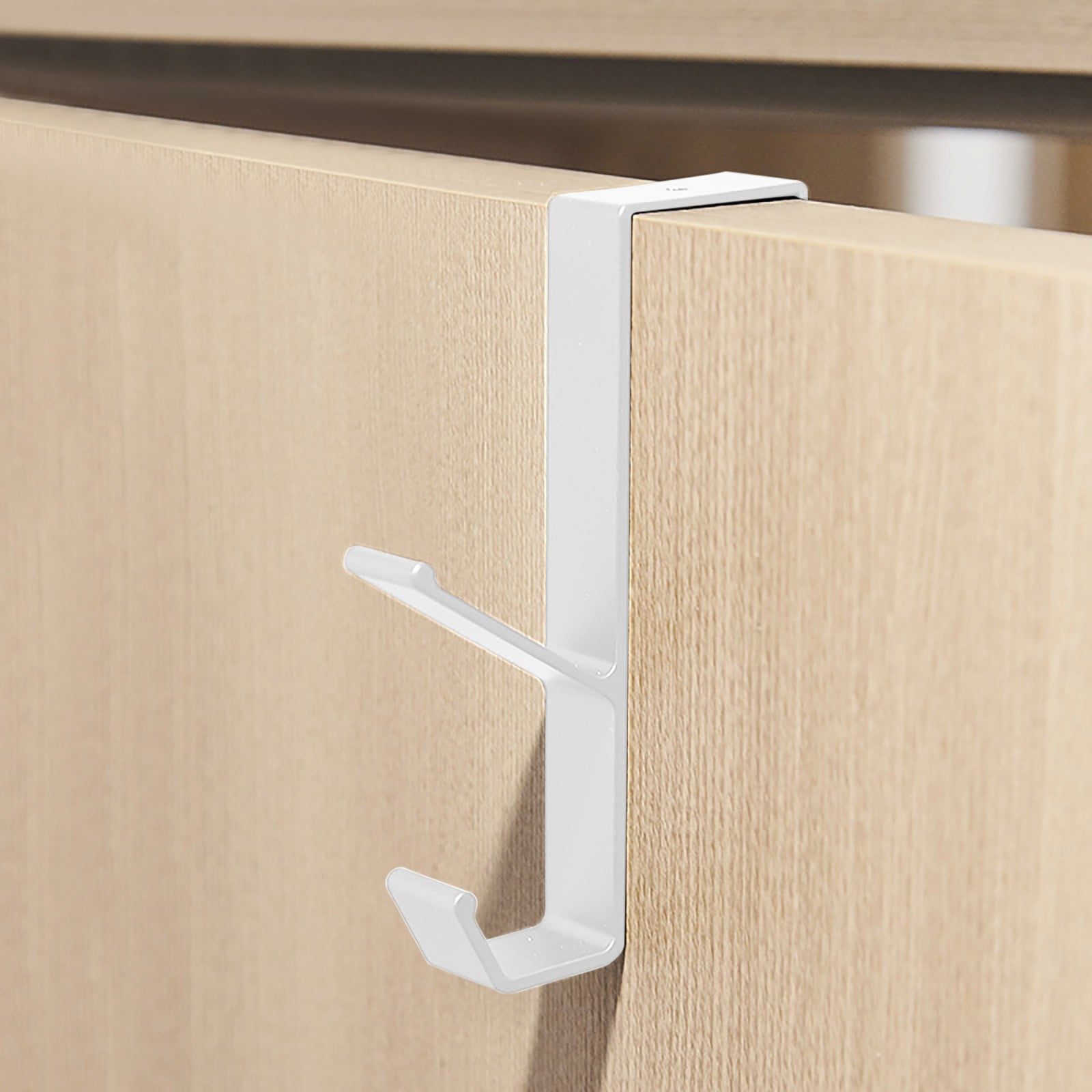 XYAIYT Space Aluminum Door Rear Hook No Punching Double Hook Wall ...