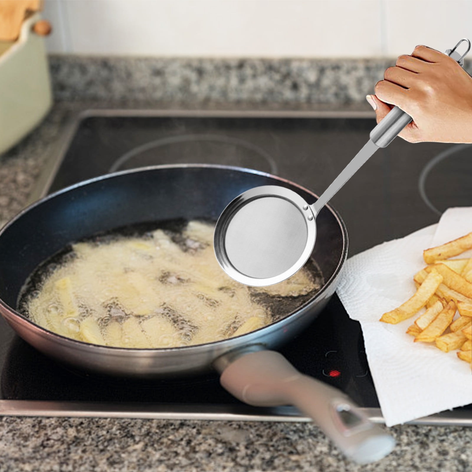 XYAIYT Stainless Steel Filter Screen Ultra Fine Mesh Kitchen Spoon with ...