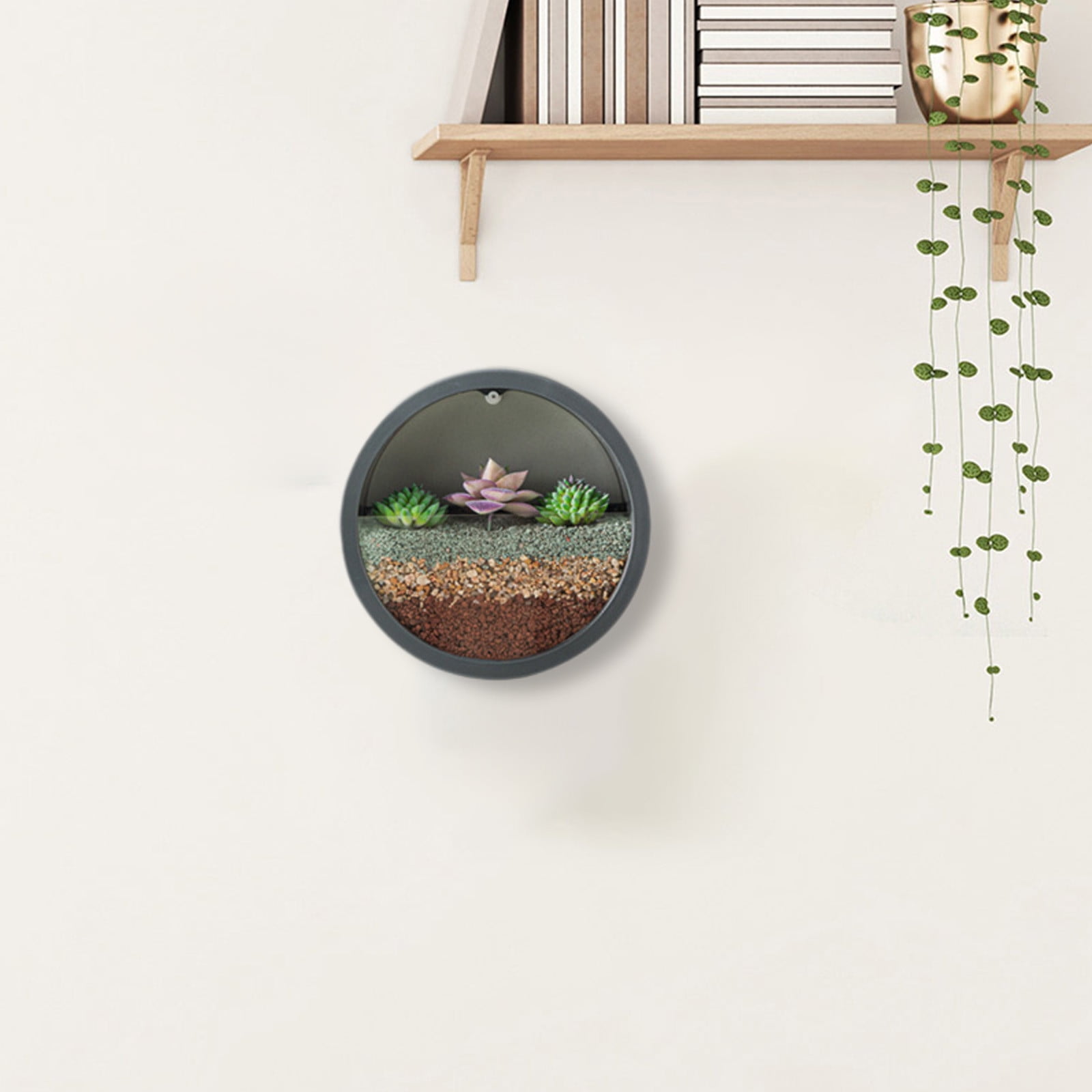 XYAIYT Stylish Wall Mounted Green Radish Flower Pot with Macaron Design ...