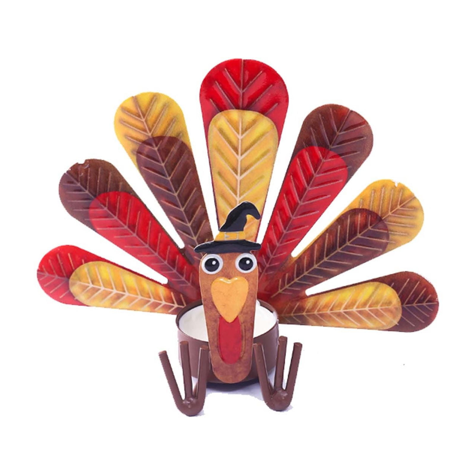 XYAIYT Turkey Candle Holder Thanksgiving Party Supplies Holiday Plates ...
