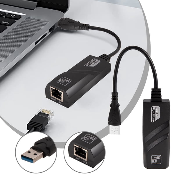 XYAIYT USB Gigabit Ethernet Adapter USB 3.0 to RJ45 Network Card for ...