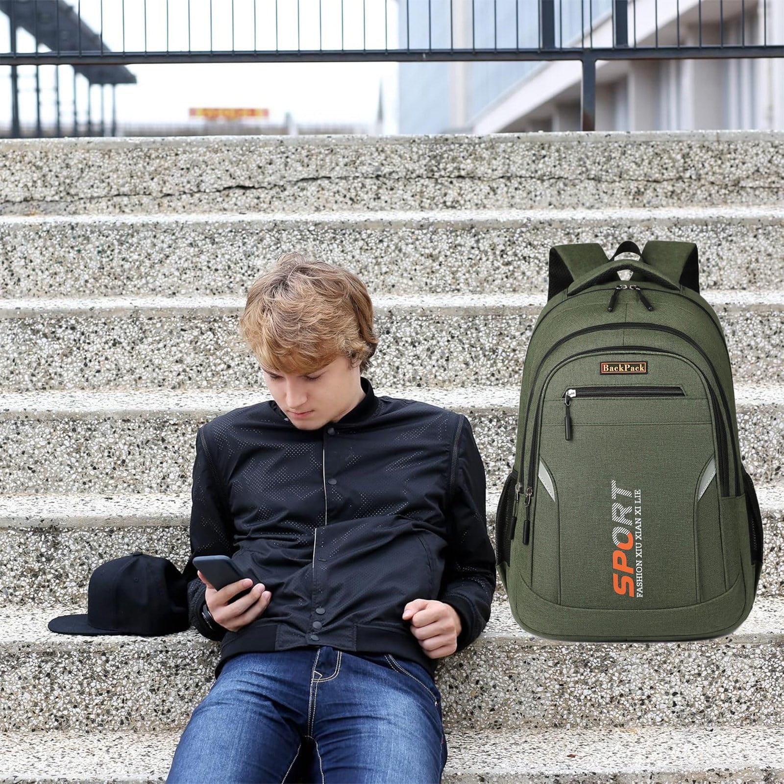 XYAIYT Water Resistant Laptop Backpack 16 Inch Business Travel Computer ...