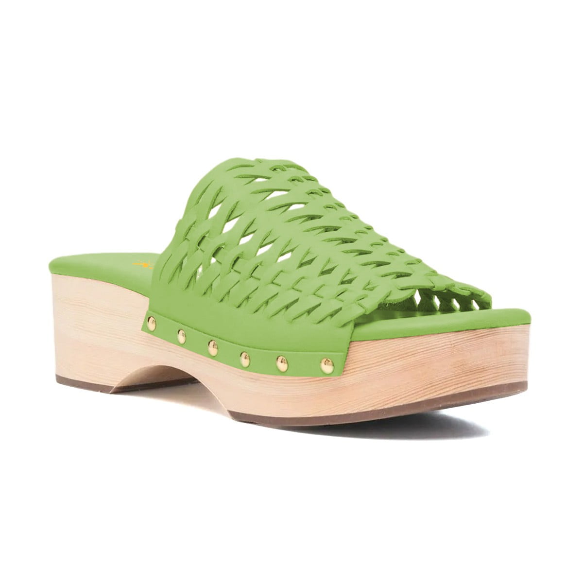 XYD Women Clog Platform Heels Mules Open Toe Woven Sandals Backless ...