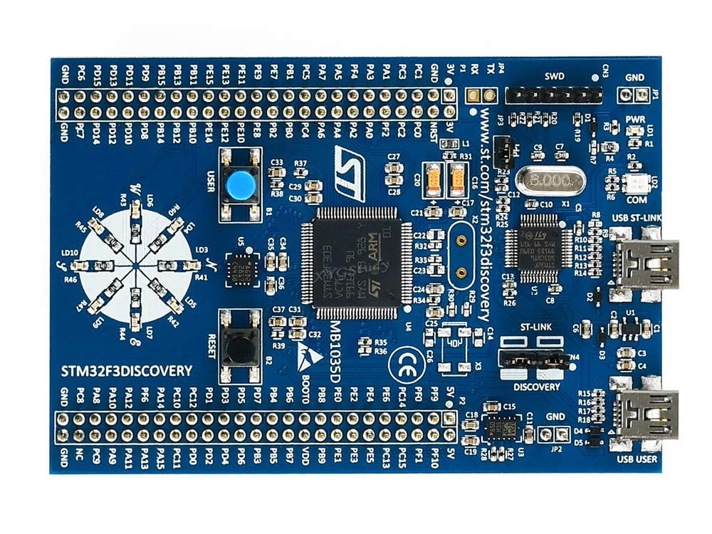 XYG-ST STM32F3DISCOVERY ST STM32F303VCT6 RRF12 STM32 F3 ARM MCU ...