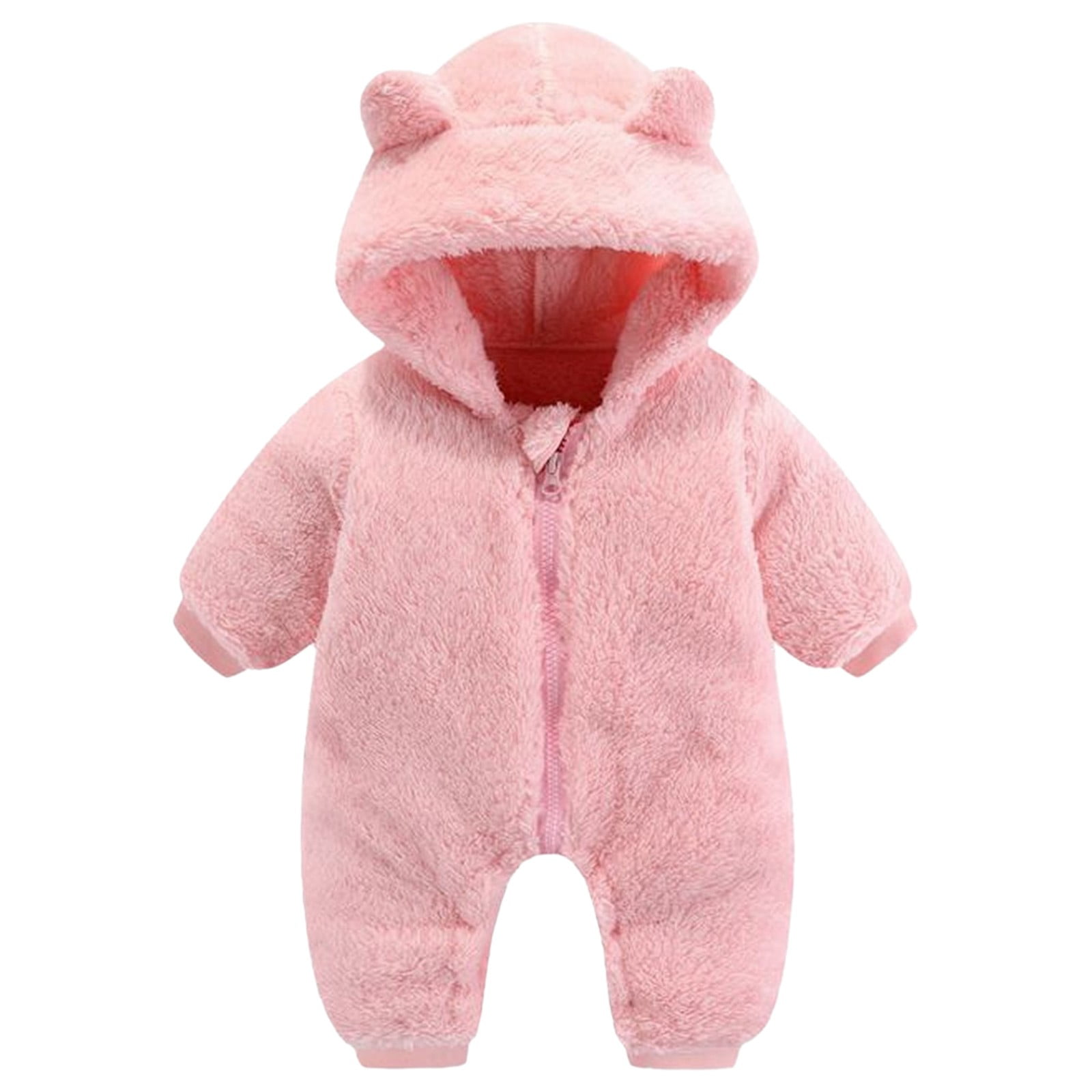 XYIJANI Clearance Baby Boy Clothes 0-3 Months Baby Girls Boys Winter Clothes Snowsuit Teddy Bear ...