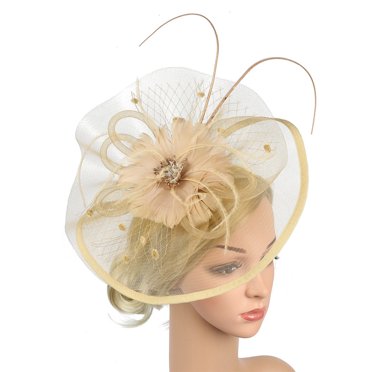 IDALL Trucker Hat,Baseball Cap Fashion Wedding Women Fascinator Penny ...