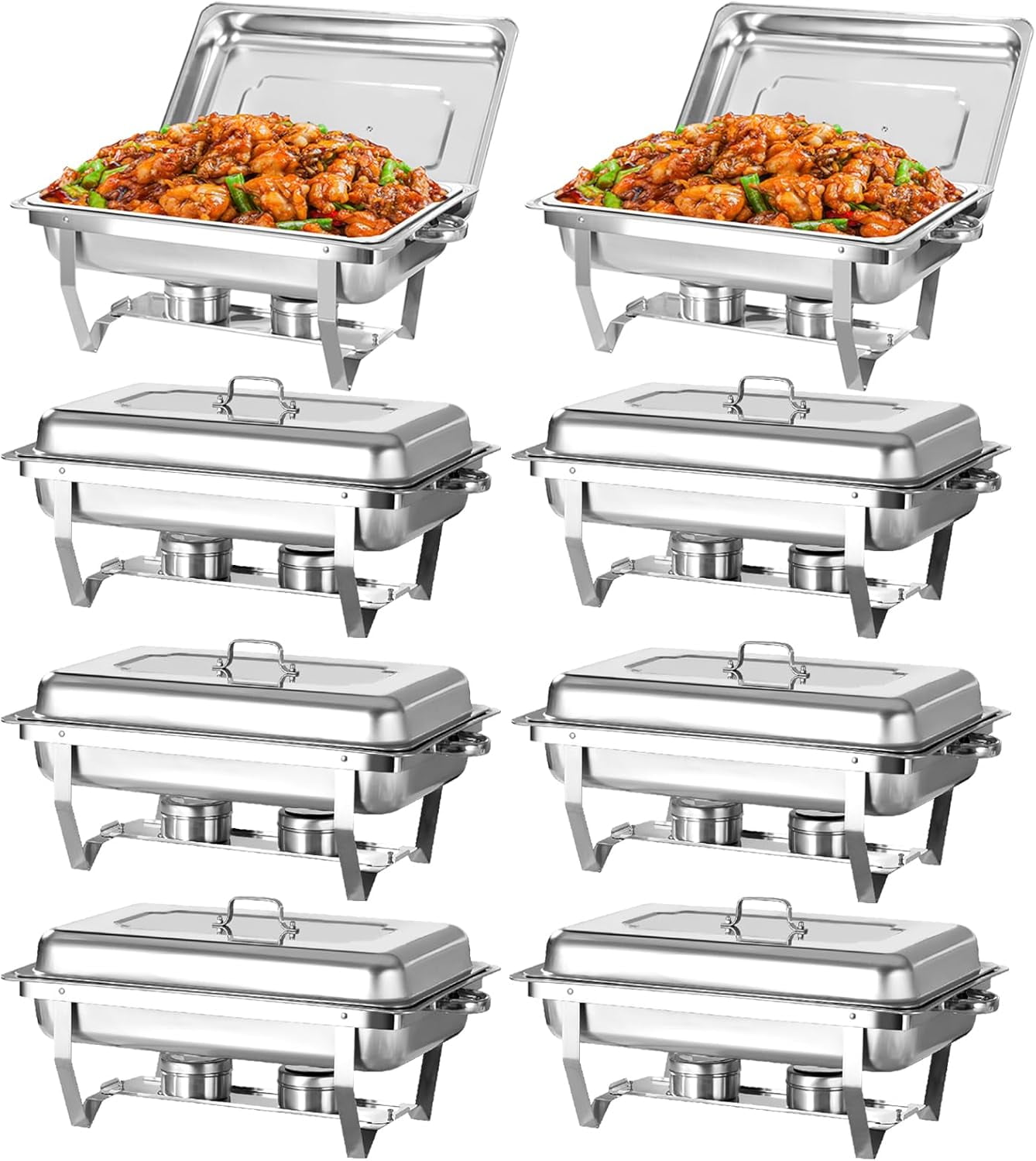 XYJBHB Chafing Dishes for Buffet, 9QT Chafing Dish Buffet Set ...
