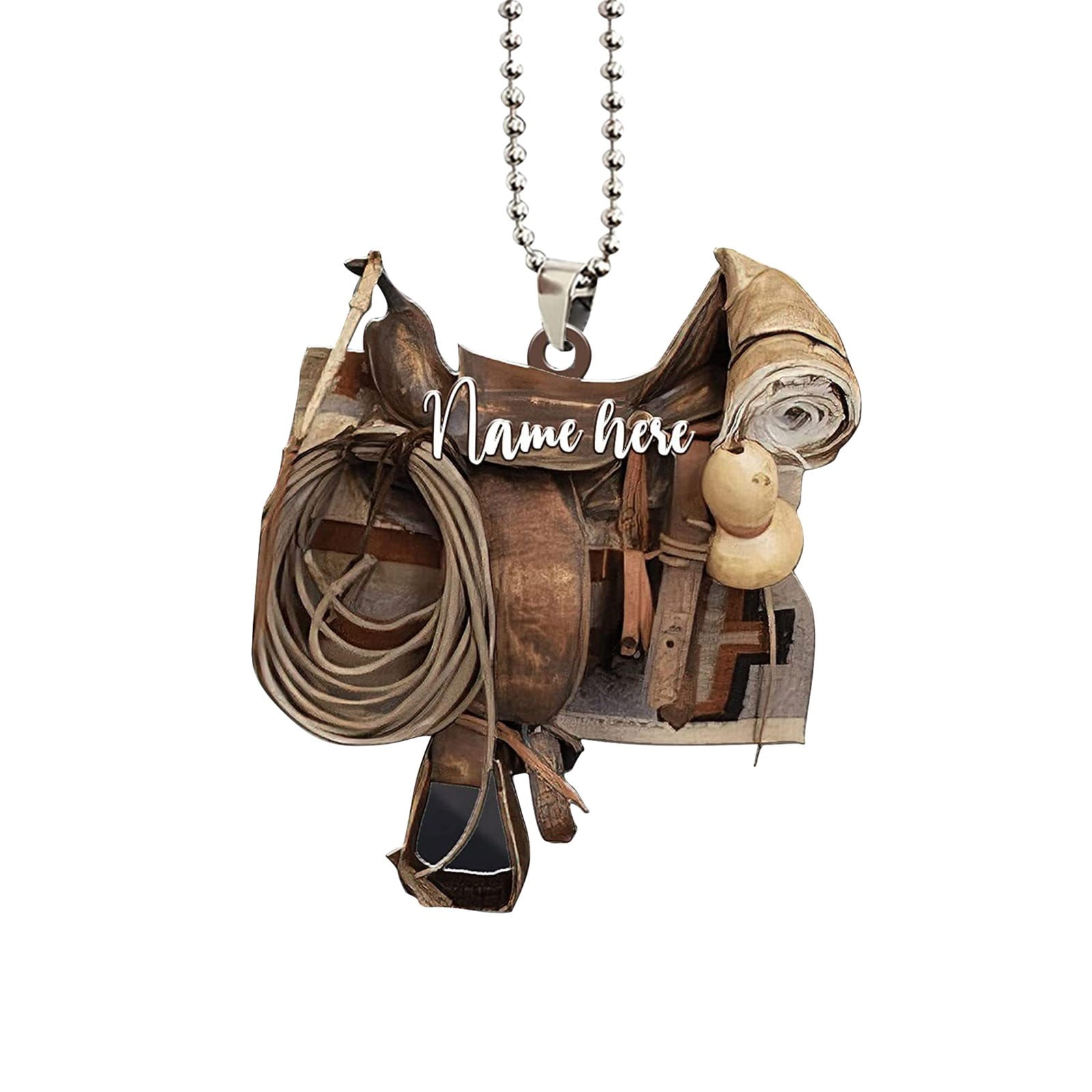 XYK Clearance Unique Saddle Cowboy Ornament Acrylic Cowboy Boot and Hat ...