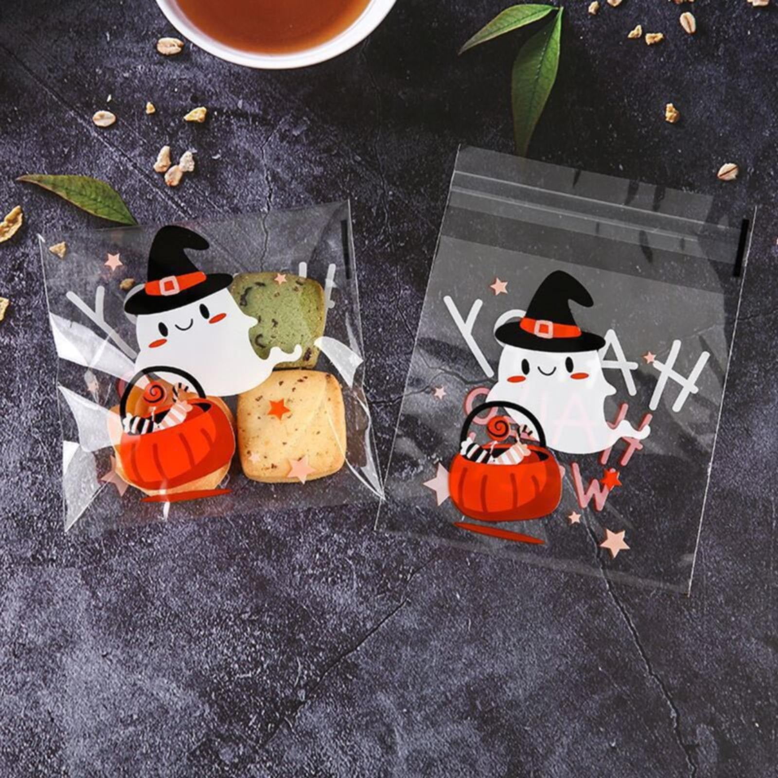 XYKA 100Count Thank You Cookie Candy Treat Bags Candy Bags Halloween ...