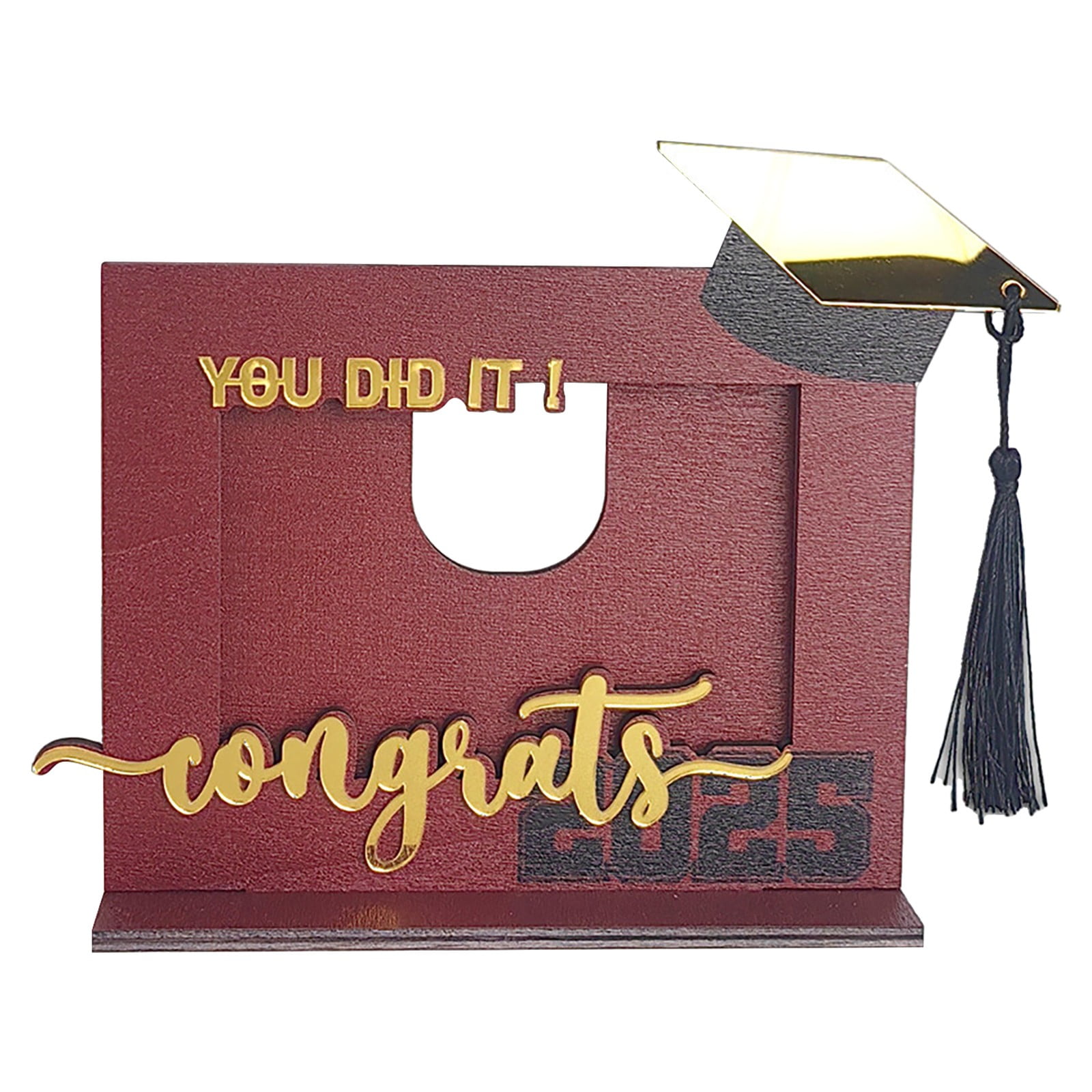 XYKA 2025 Graduation Tassel Photo Frame for 4 x 6 Inches Pictures ...