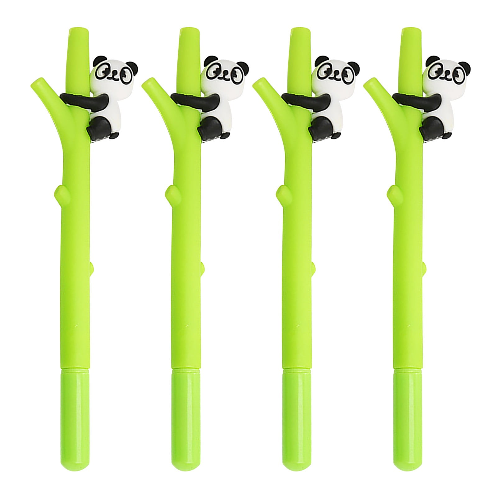 XYKA 4PC Cartoon Panda on the Tree Neutral Pen Creative Student Pen ...