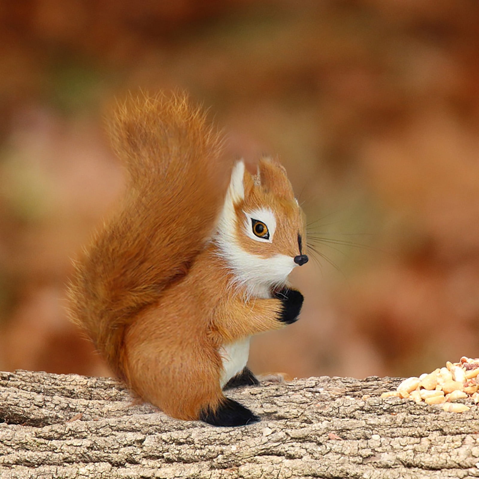 XYKA Animal Squirrel Plush Realistic Christmas Tree Ornament Adorable ...