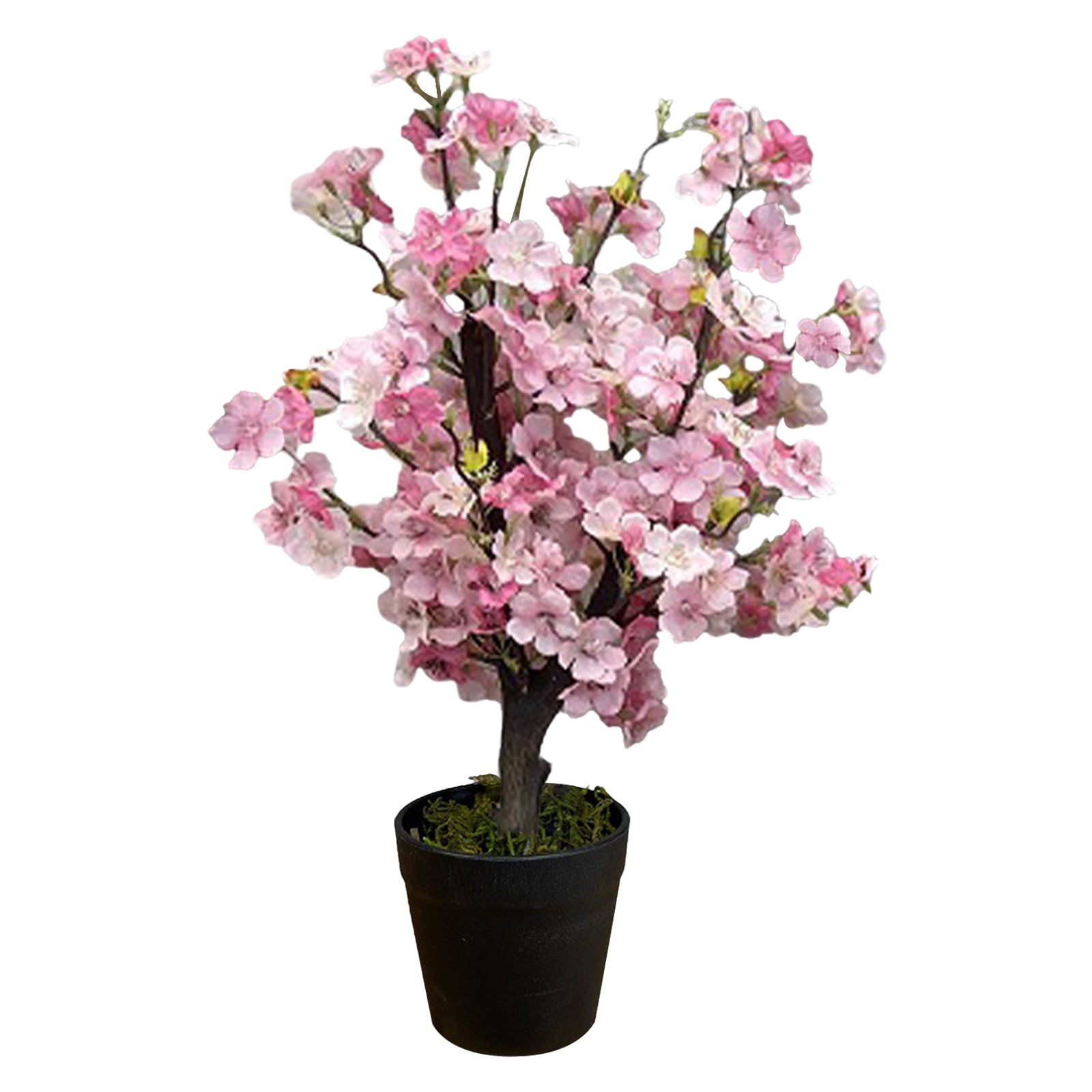 XYKA Artificial Flowers Plant Pot Indoor, Plastic Fake Pear Cherry ...