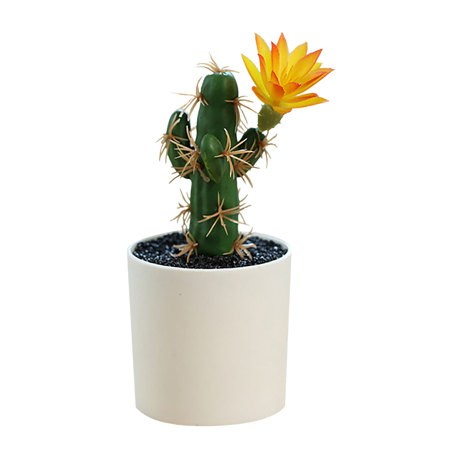 XYKA Artificial Flowers, Realistic Faux Agave Potted Plant - Artificial ...