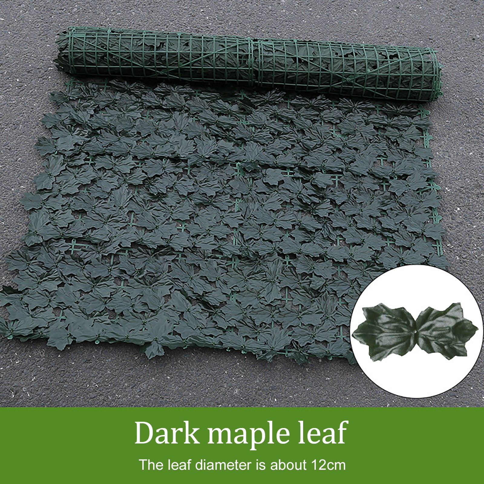 XYKA Artificial Privacy Fence Screen with Prefabricated Panels Green ...