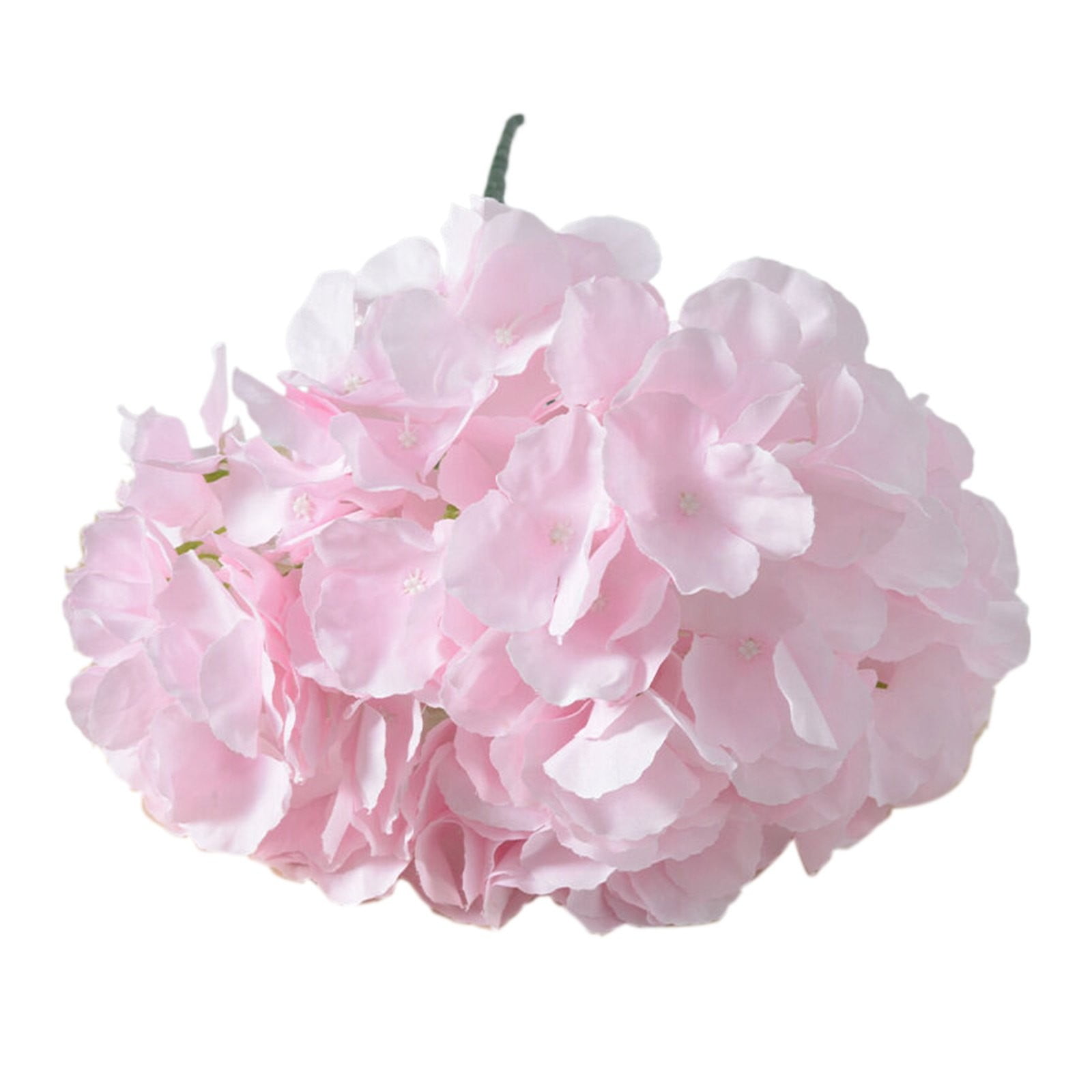 XYKA Artificial Silk Hydrangea Flowers Heads, Realistic Fake Hydrangea ...