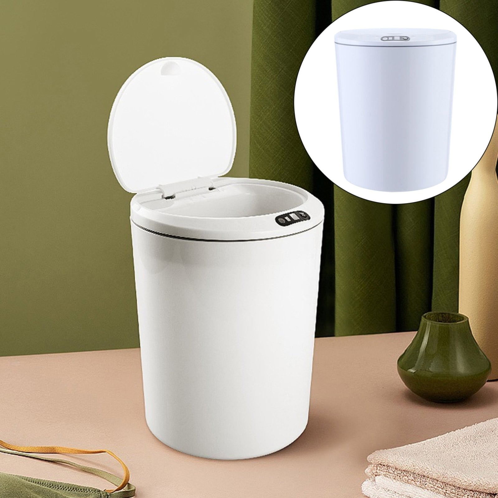 XYKA Bathroom Smart Touchless Trash Can Automatic Motion Trash Cans ...
