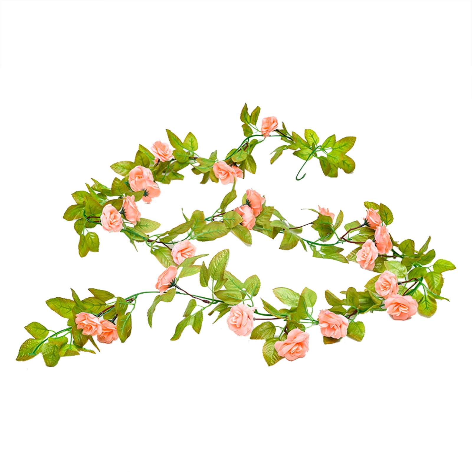 XYKA Clearance DIY Rose Vine Garland 2.1m with 24 Flower Heads Perfect ...