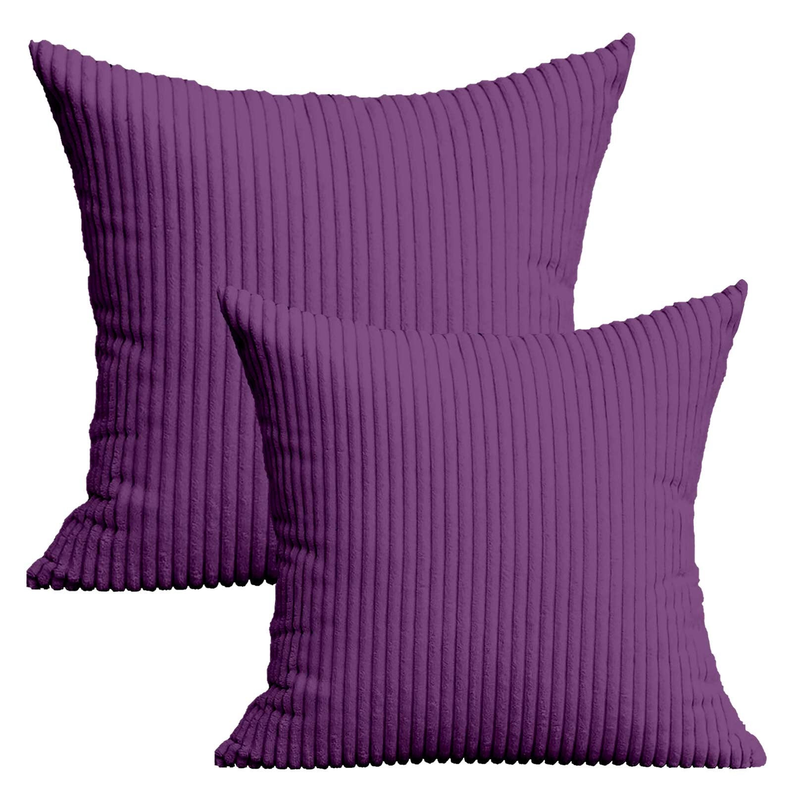 XYKA Clearance Striped Throw Pillow Set 2-Pack 20" x 20" Modern ...