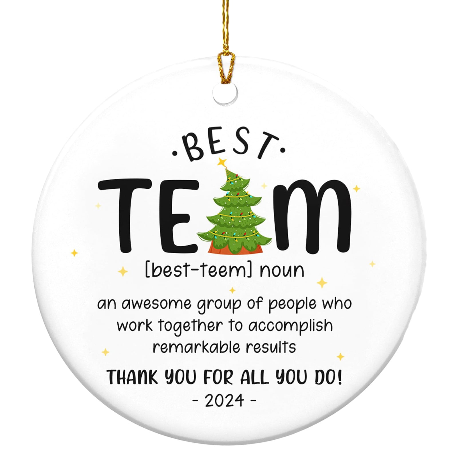 XYKA Coworker Gifts for Women Christmas Ornaments Appreciation ...