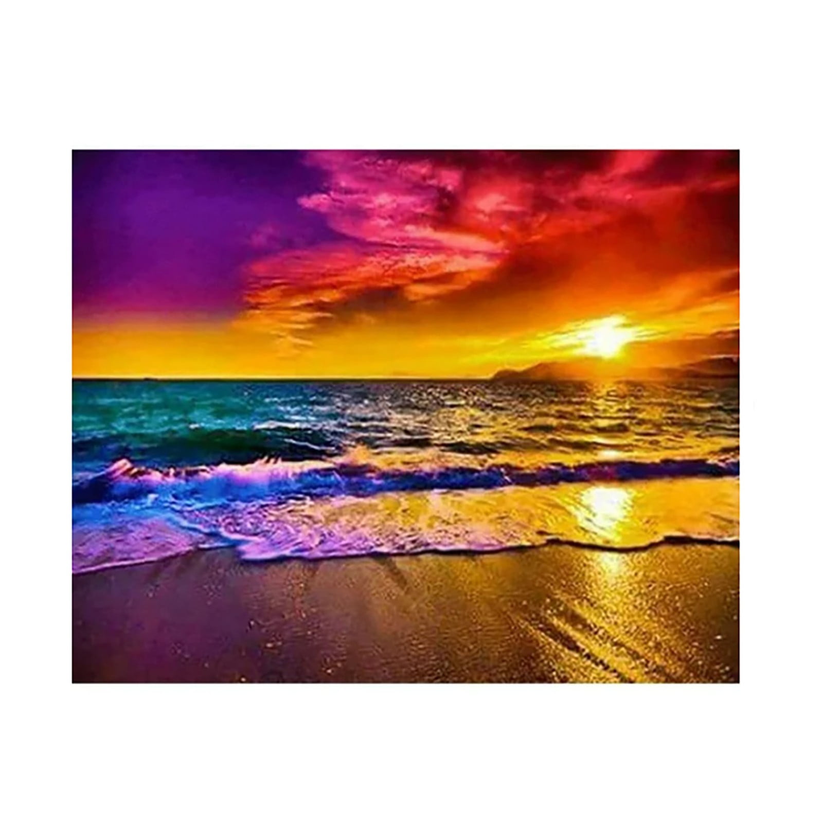 XYKA DIY Wallpaper Children's Hand Painted Santa Decoration 5d Diamond ...