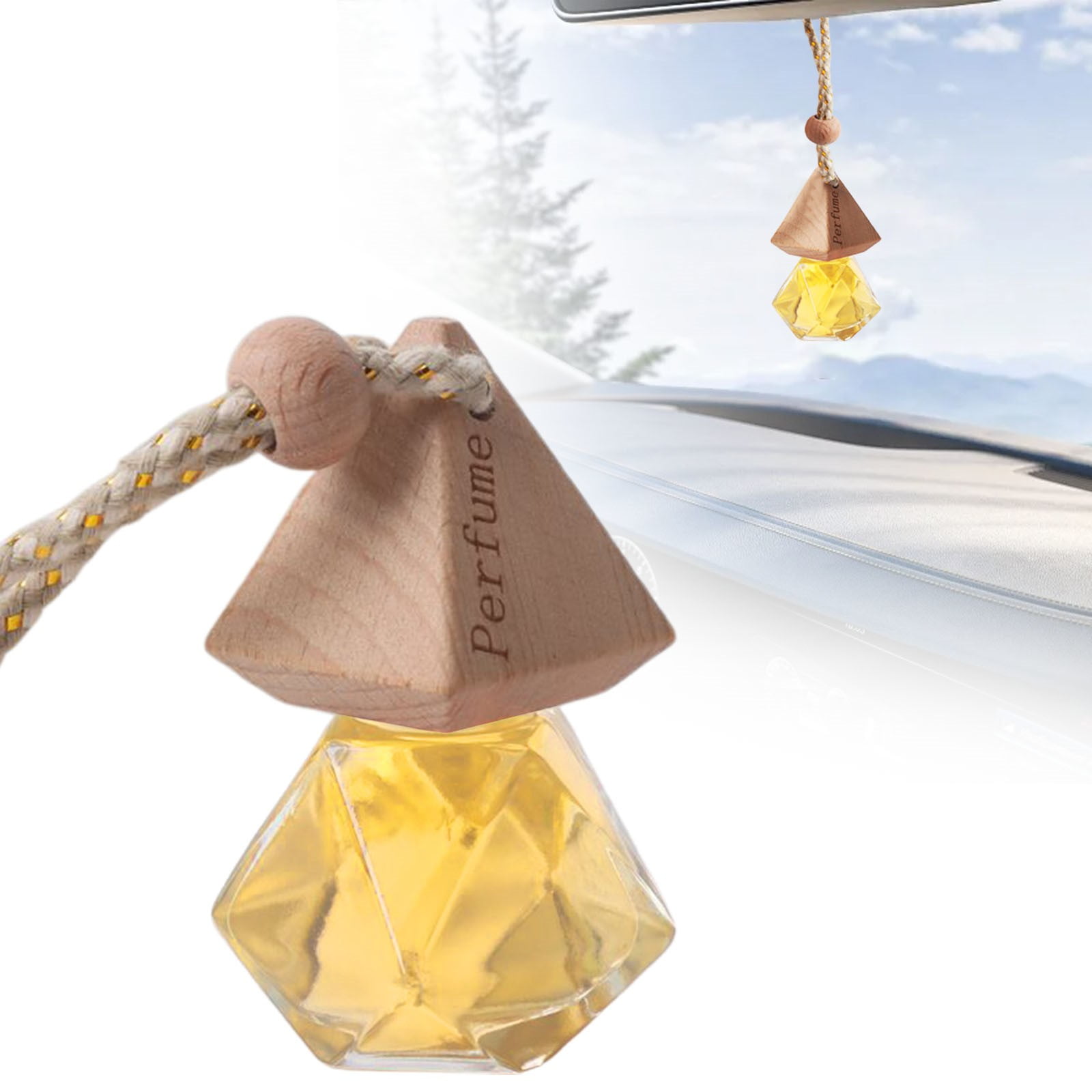 XYKA Empty Essential Oil Diffuser Bottle Car Air Vehicle Fragrance Oil ...