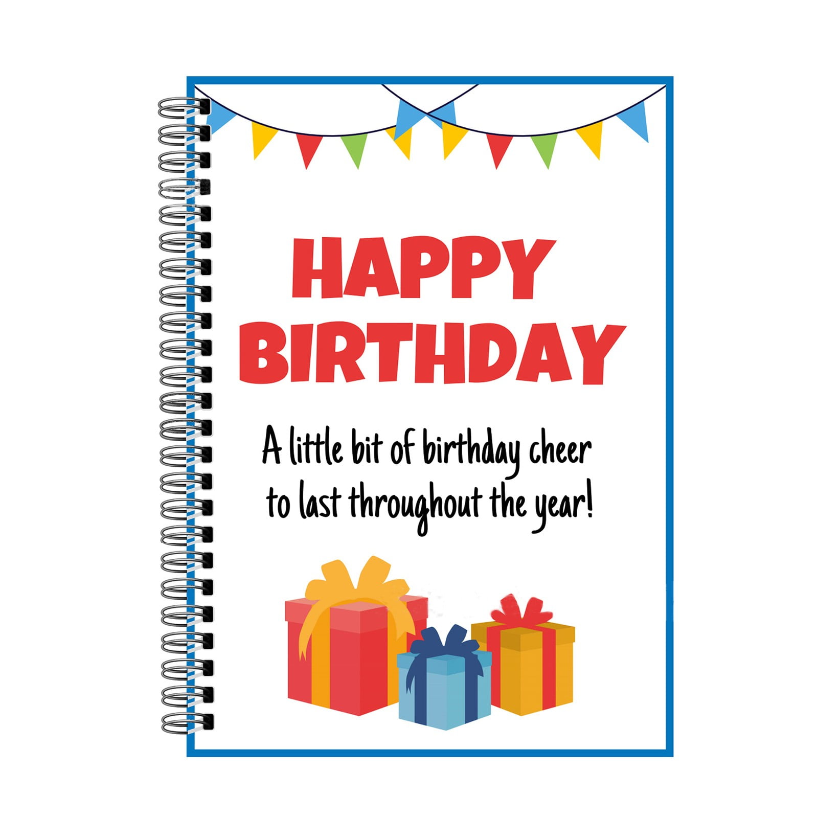 XYKA Happy Birthday Notebook, Creative Birthday Guest Book, Birthday ...