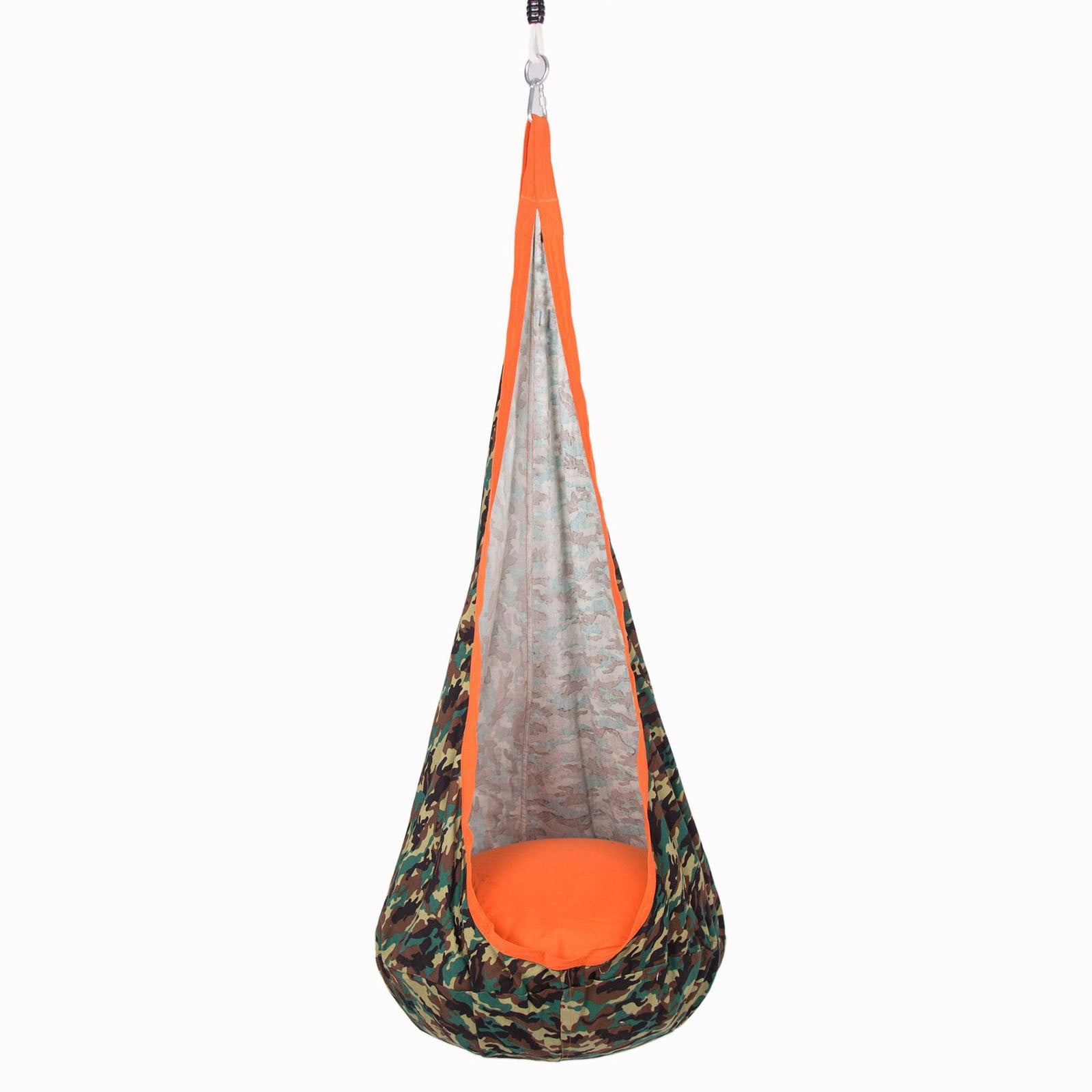 XYKA Kids Pod Swing Chair with Inflatable Pillow Sensory Swing Seat for ...