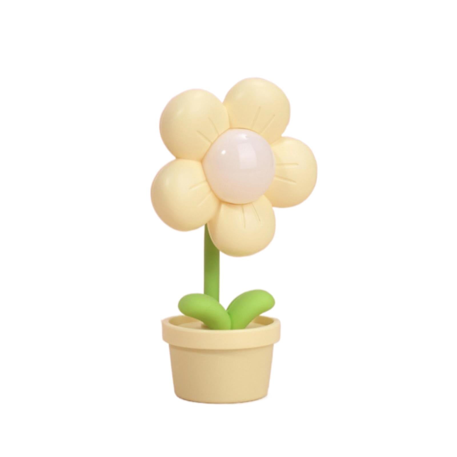 XYKA Mini Flower Night Light Cute Atmosphere Bedside Lamp Creative ...