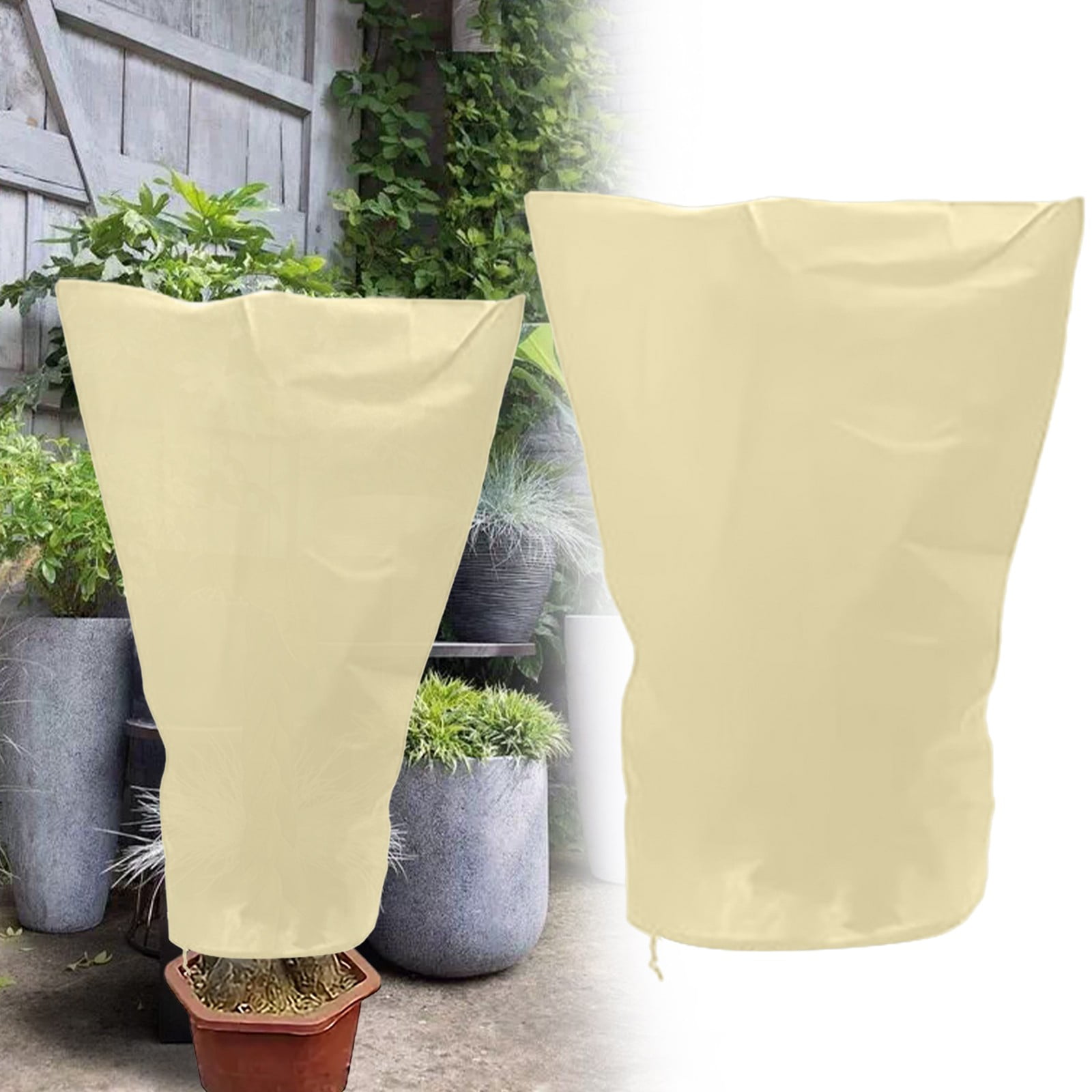 XYKA Plant Cover Antifreeze Winter Cold Weather Frost Blanket Bush ...