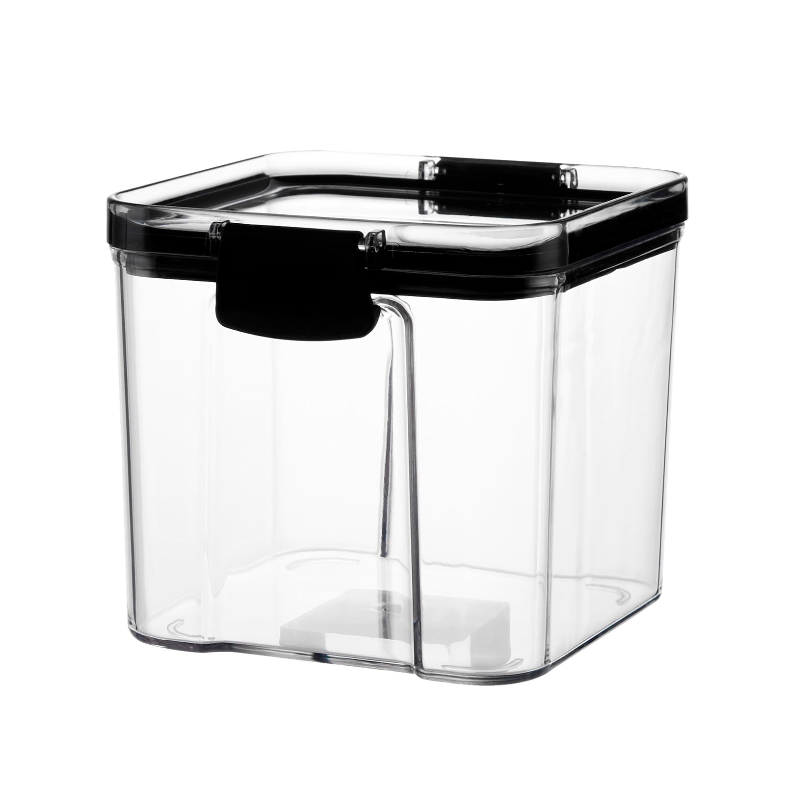 XYKA Plastic Storage Bins with Latching Lids, Stackable Clear Storage ...