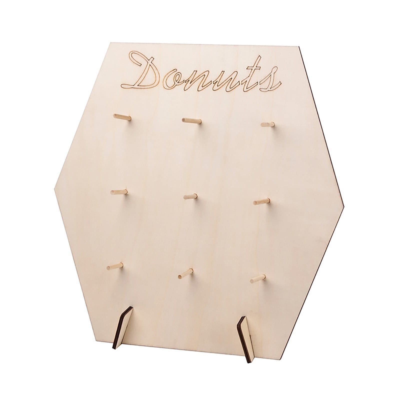 XYKA Premium Donut Wall Stand for Party Wooden Donut Stand Cake Shop ...