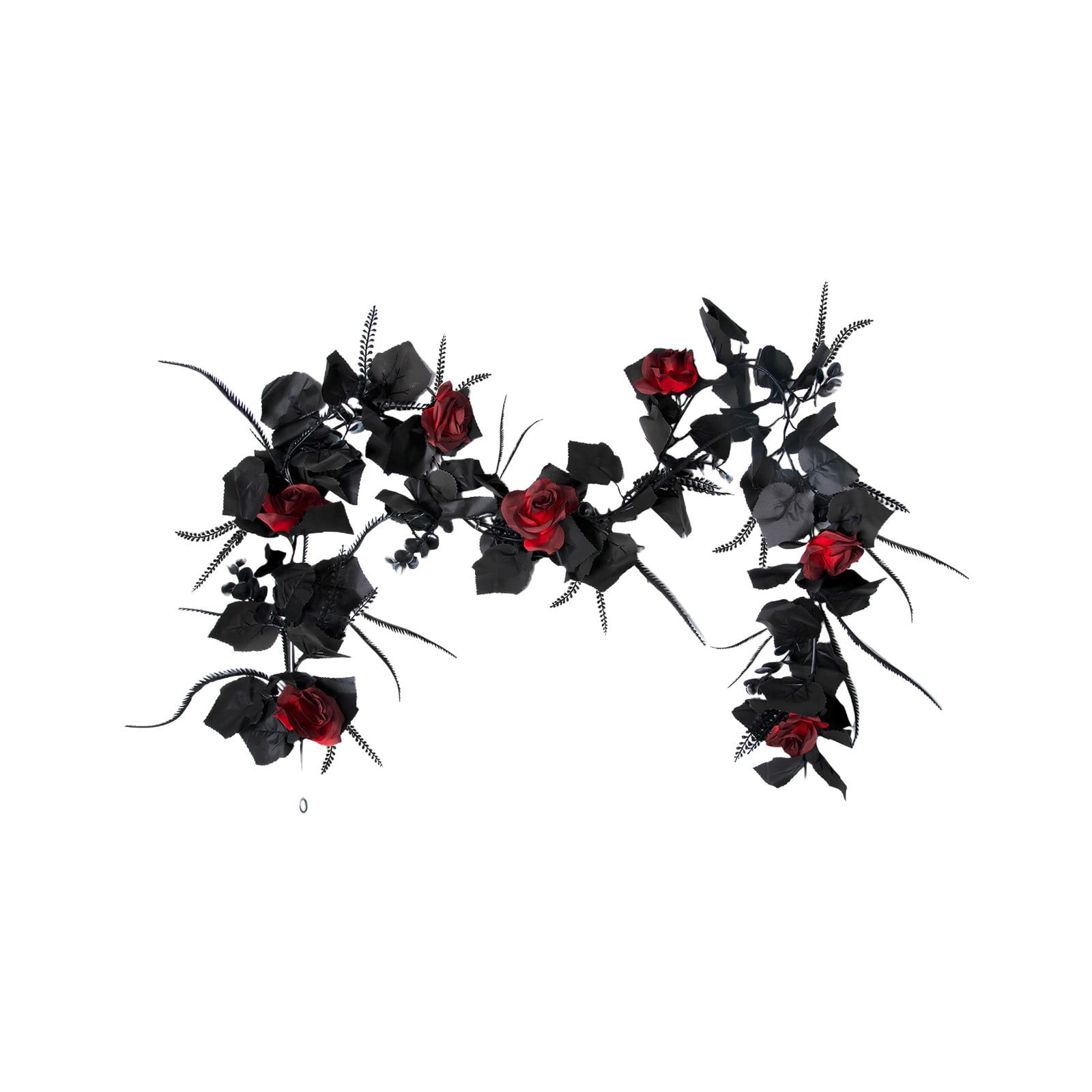 XYKA Realistic Artificial Black Maple Leaf and Vine Garland - Versatile ...